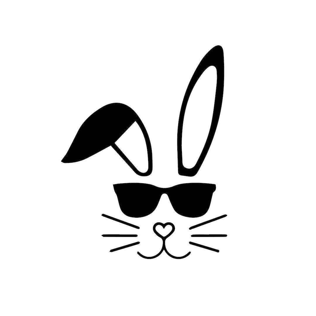 Cool Bunny Dude, Cool Rabbit SVG, Easter SVG, Easter Sign, Easter Shirt ...