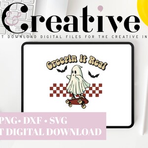 Creepin It Real Skater Ghost Decal Files, Cut Files for Cricut, Svg ...