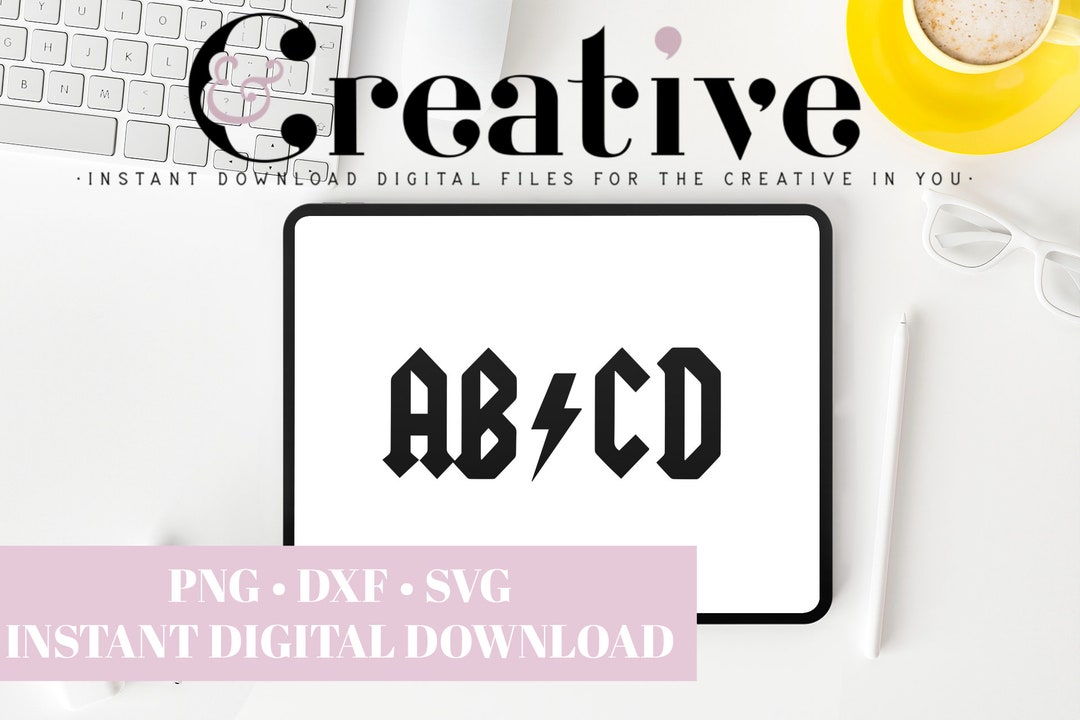ABCD Rocker Kids Shirt, ACDC Inspired Decal Files, Cut Files for Cricut ...
