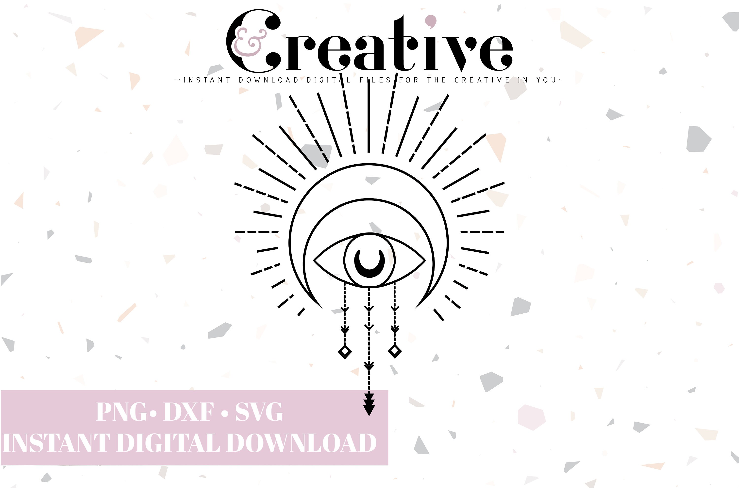 Celestial Eye, Celestial SVG Decal Dateien, Plotterdatei, Plotterdatei ...