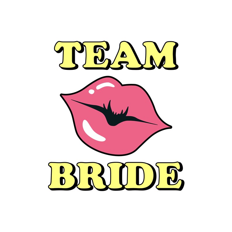 Team Bride Maid of Honor Bride Retro Bridal Bachelorette - Etsy