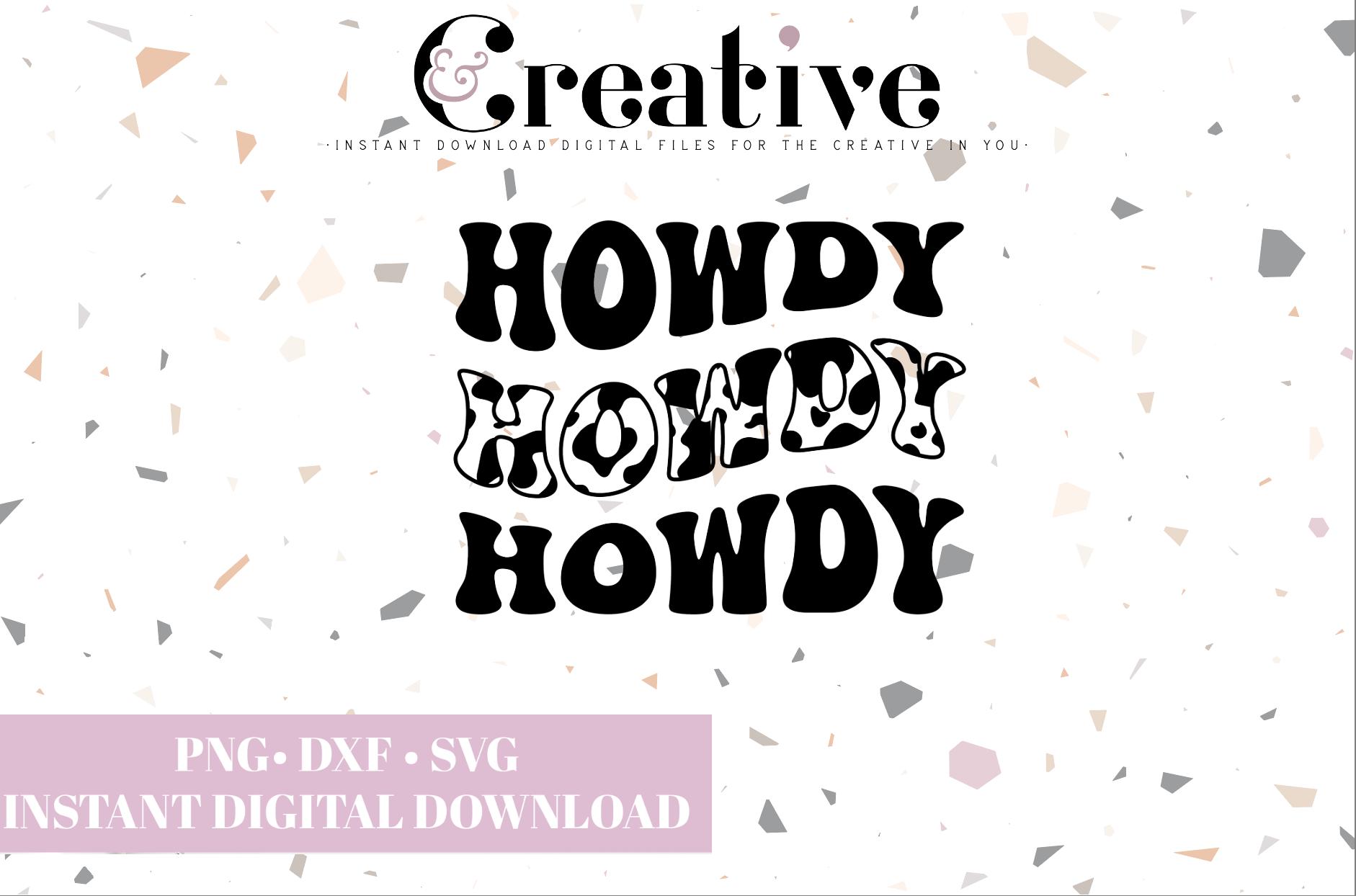 Howdy Western SVG, Cowgirl Cowboy Decal Files (digital Download) - Etsy