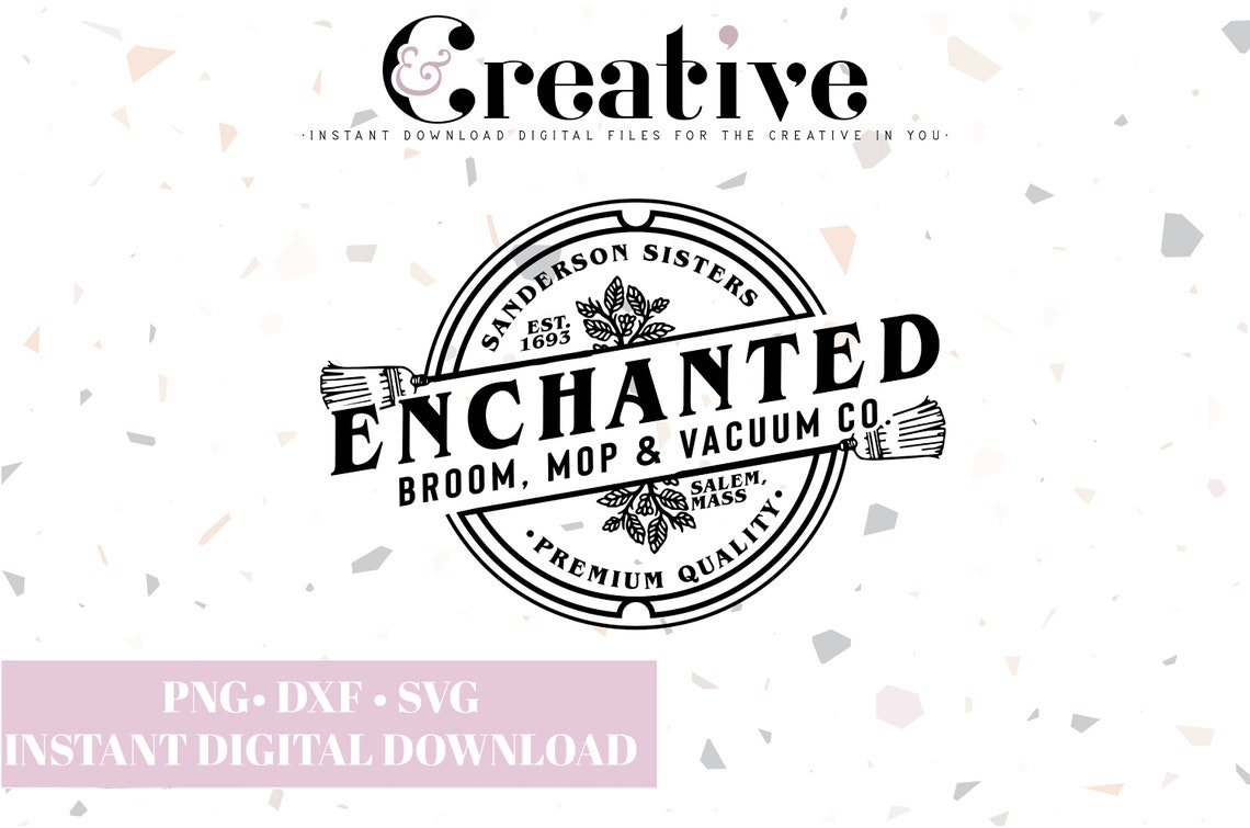 Sanderson Sister Enchanted Broom Mop and Vacuum Co Hocus Pocus - Etsy