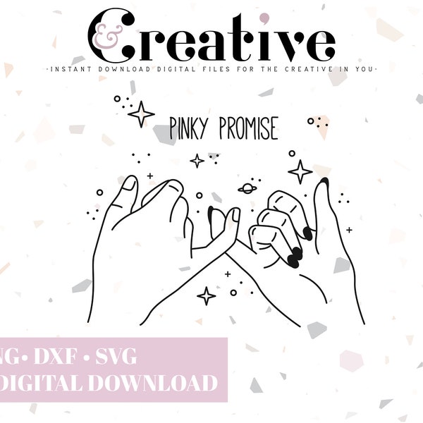Pinky Promise Svg - Etsy