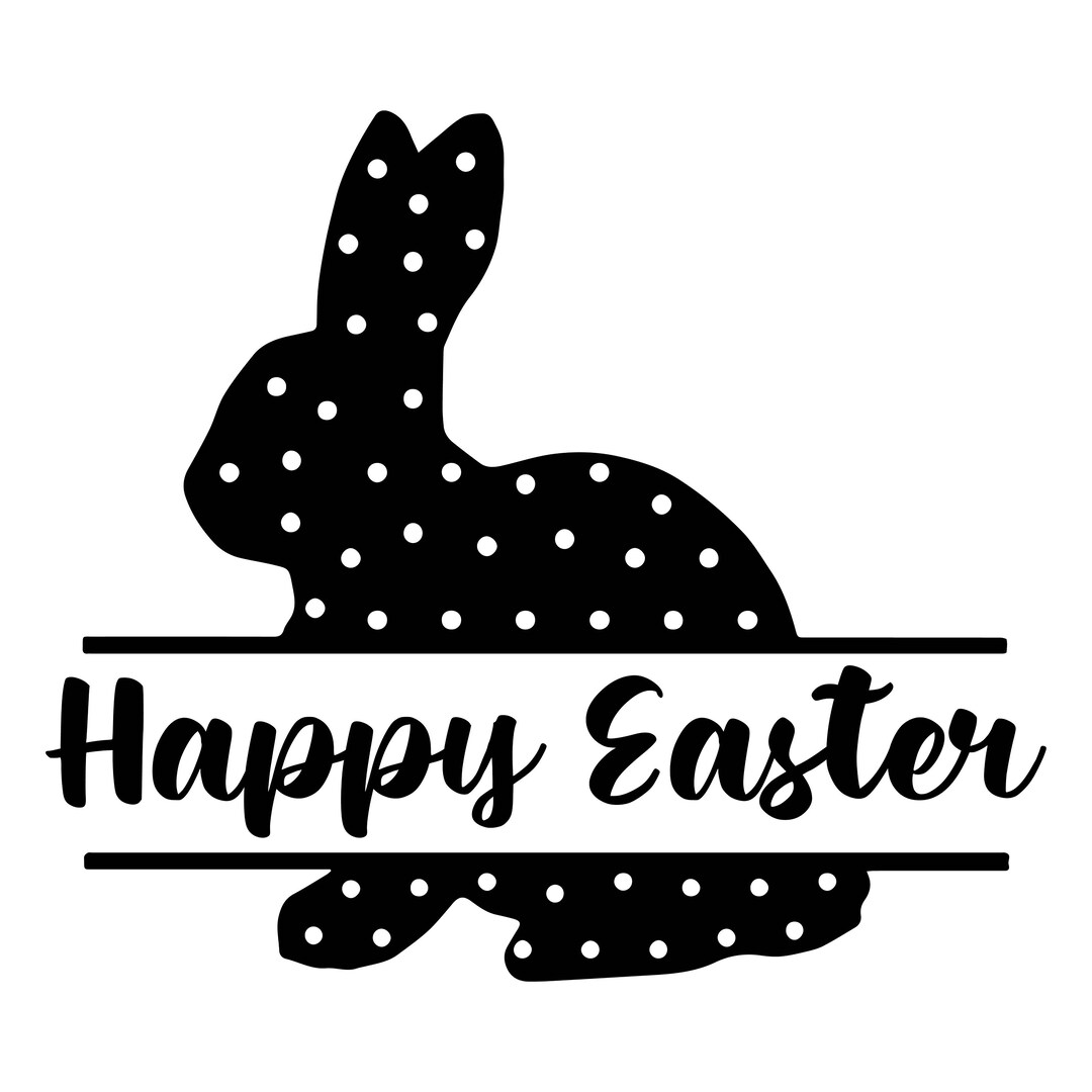 Happy Easter, Easter SVG, Easter SVG, Easter Sign, Easter Shirt SVG ...