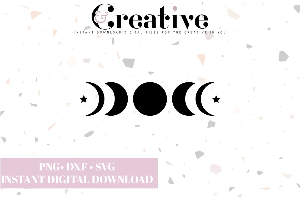 Moon Phases SVG Decal Files Cut Files for Cricut Svg Png - Etsy