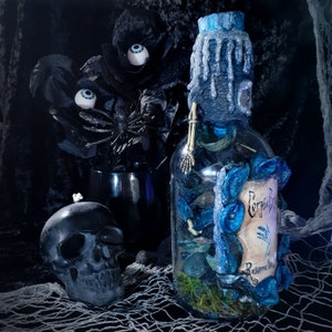 Corpse Bride Potion Bottle: Gothic Halloween Decor, Tim Burton - Etsy