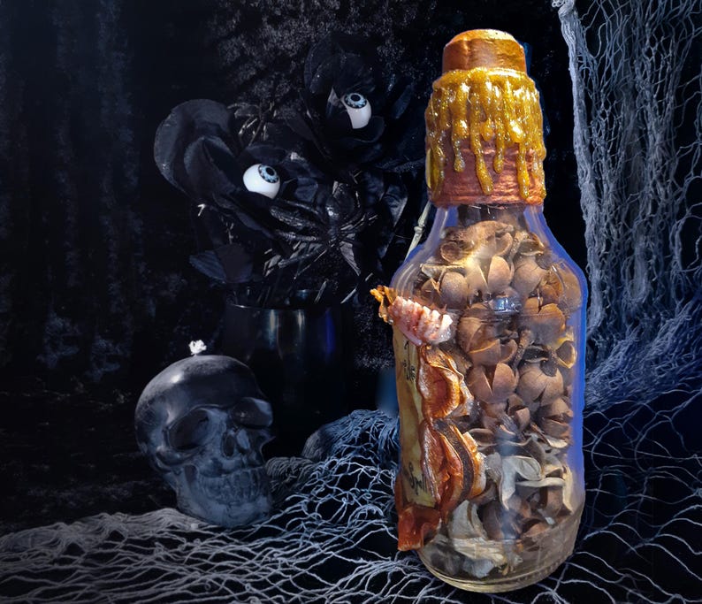 Corpse Bride Potion Bottle: Gothic Halloween Decor, Tim Burton ...