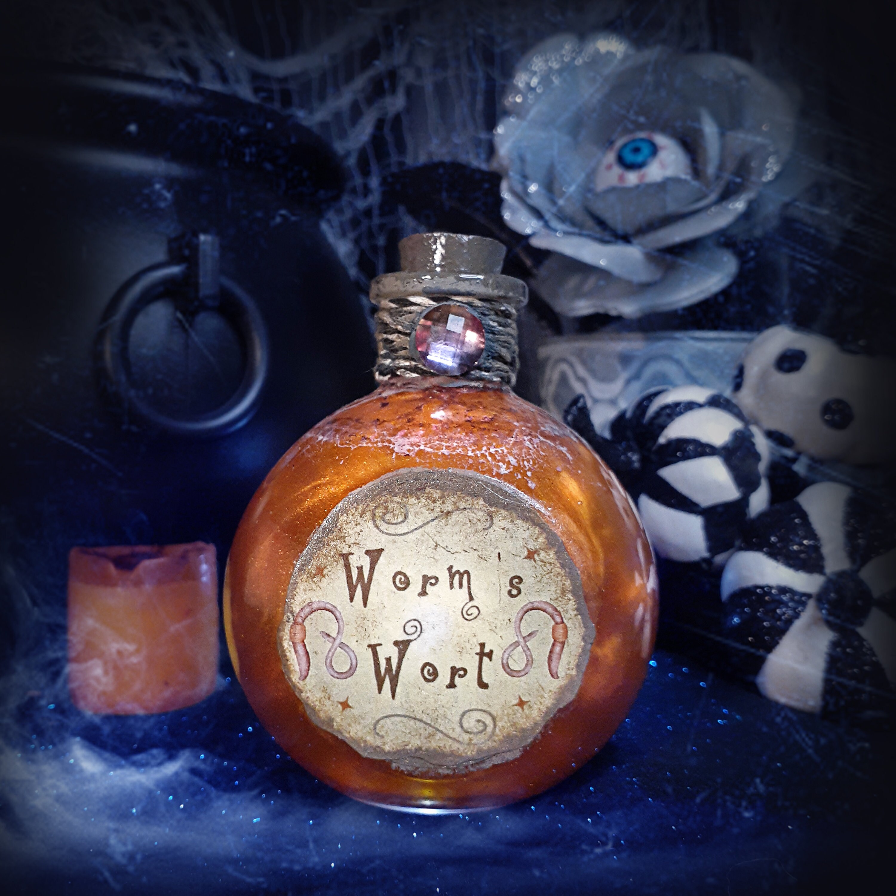 Sally's Potions,frog's Breath, Nightmare Before Christmas, Worms Wart ...