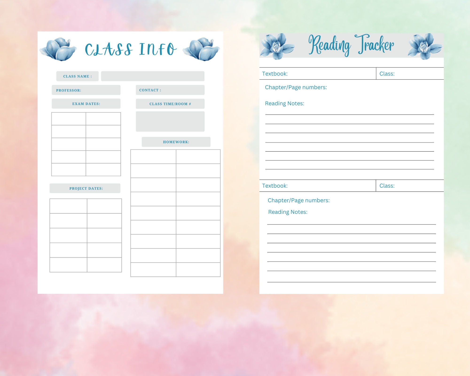 Digital School Planner, Digital Download, College Planner, High School ...