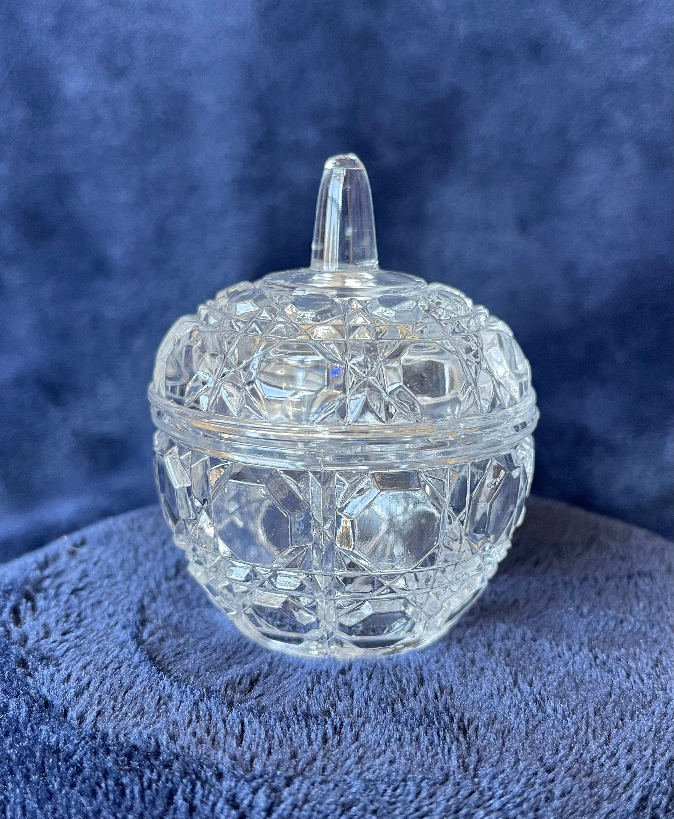Apple Candy Dish Glass