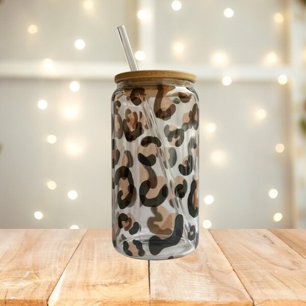Leopard Print Glass - Etsy