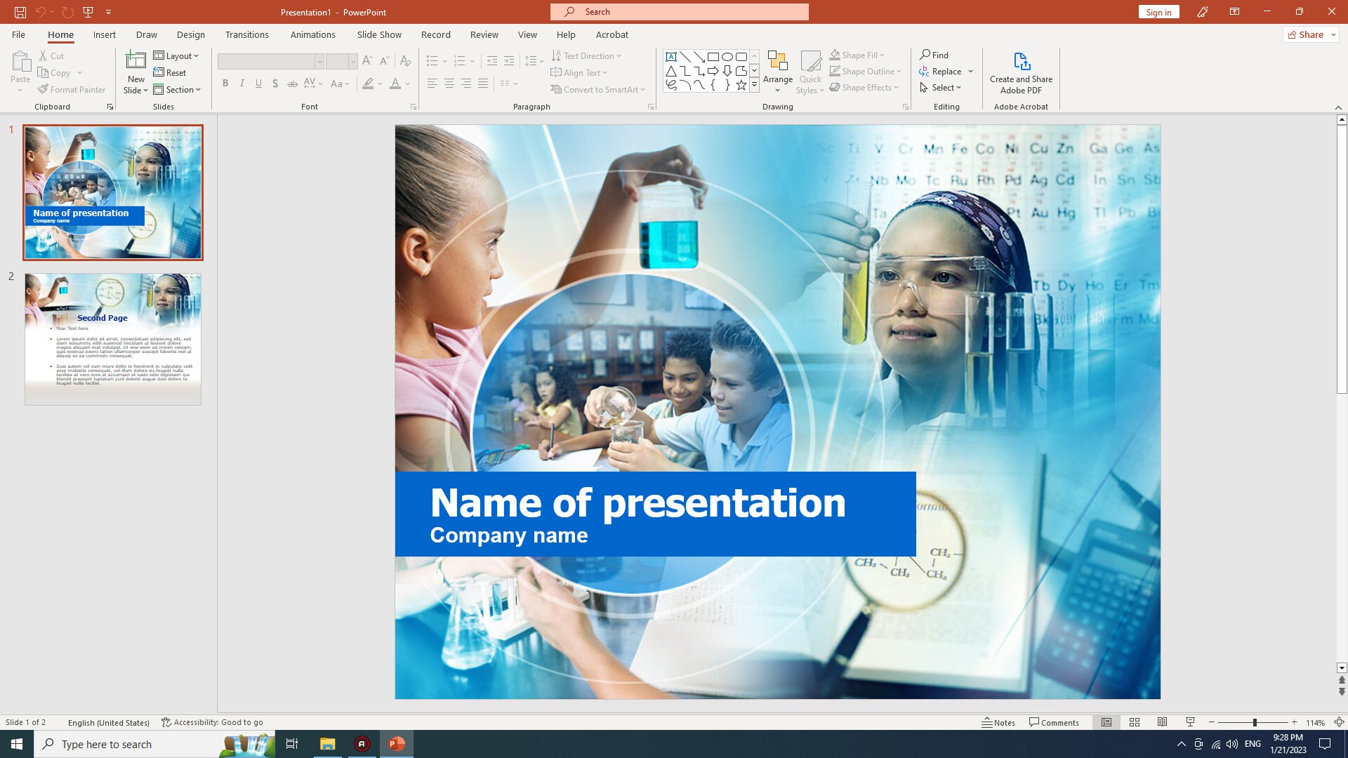 Microoft Powerpoint Slide Presentation Templates - Etsy