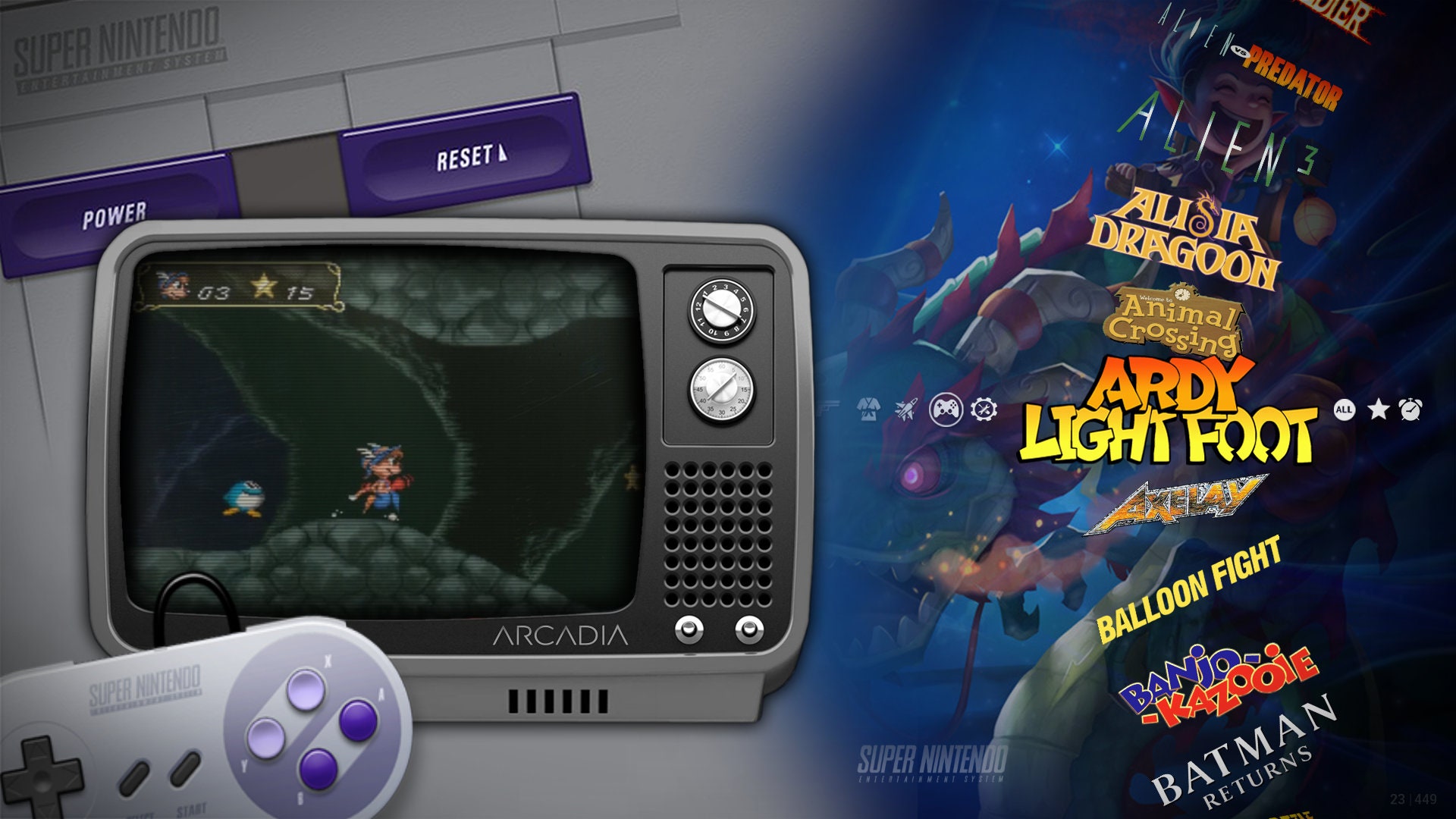 Arcadia Retrogame Arcade System - Etsy