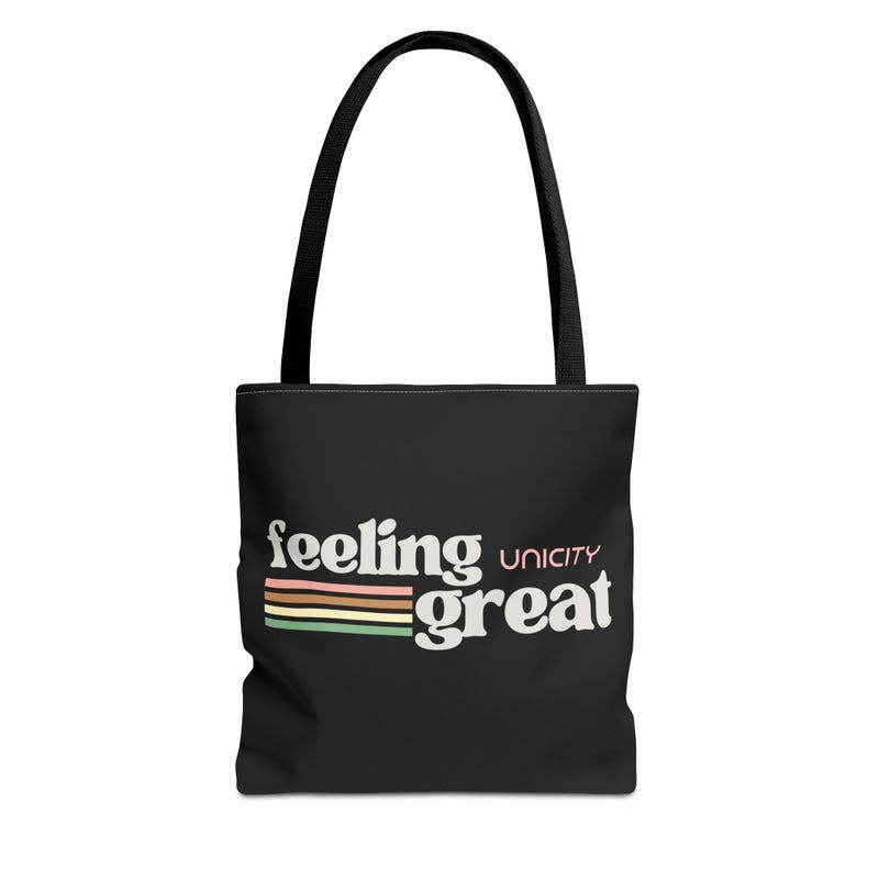 Stripe With Logo Tote Bag - Etsy