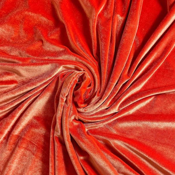 Orange Velvet - Etsy
