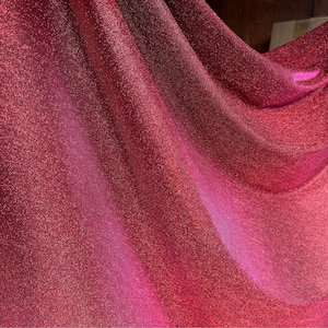 Red Lurex Shimmery Fabric, Stretch Lurex Fabric, Vibrant Red Glitter ...