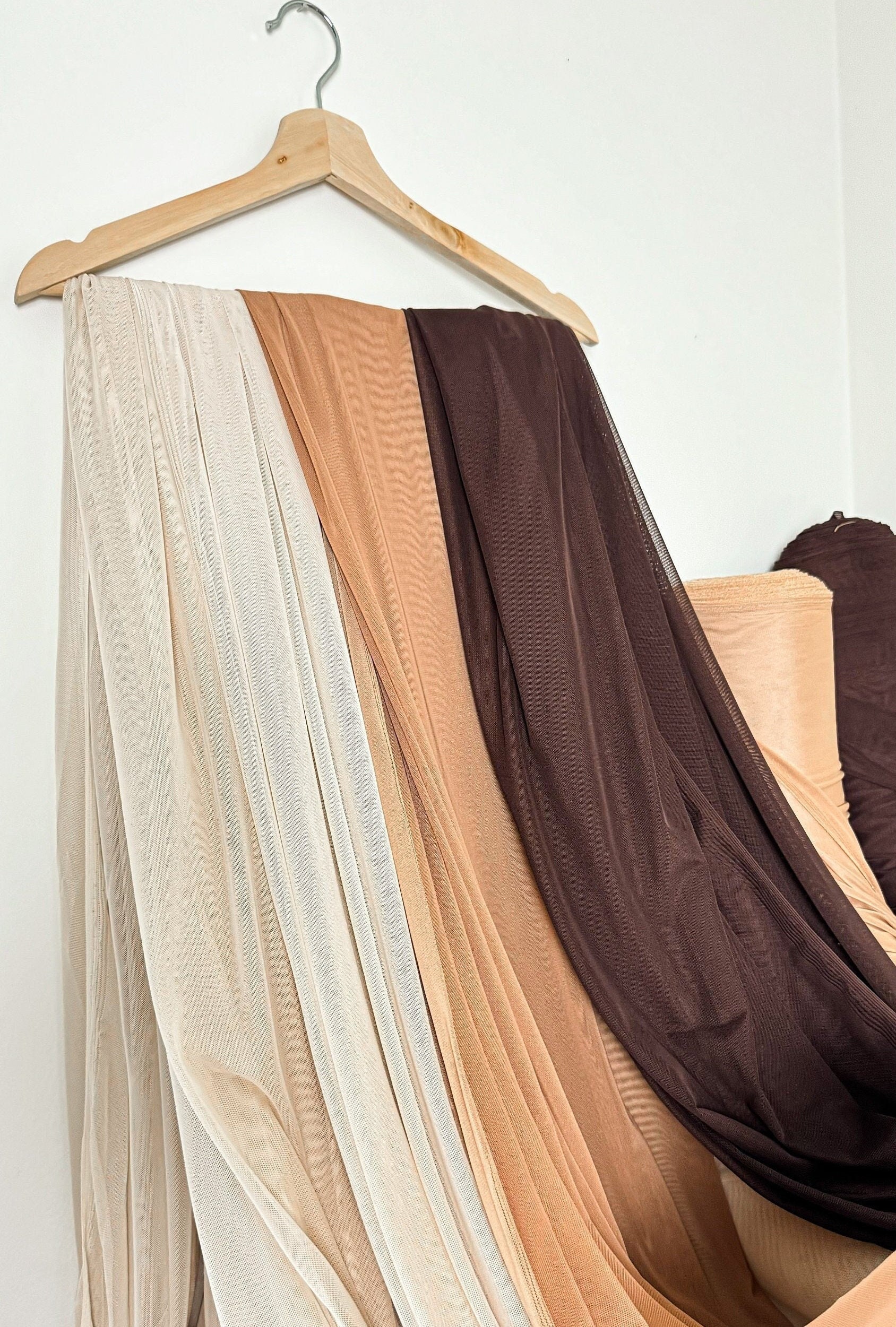 POWER MESH 4 Way Stretch, Nude Mesh Nylon Spandex, Bridal Power Mesh by ...