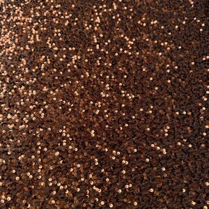 Brown Sequins on Stretch Brown Velvet Fabric, Luxury Brown Sequined ...