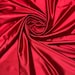 Red Shiny Nylon Spandex 4 Way Stretch Satin Spandex Fabric by Yard ...