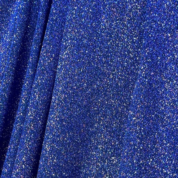Blue Lurex Fabric - Etsy