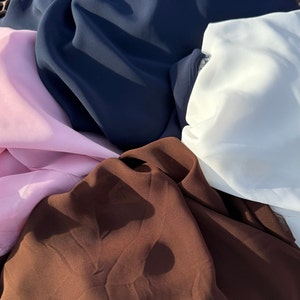 BEST PRICE Brown Chiffon Fabric by Yard High Multi Chiffon for Curtains ...