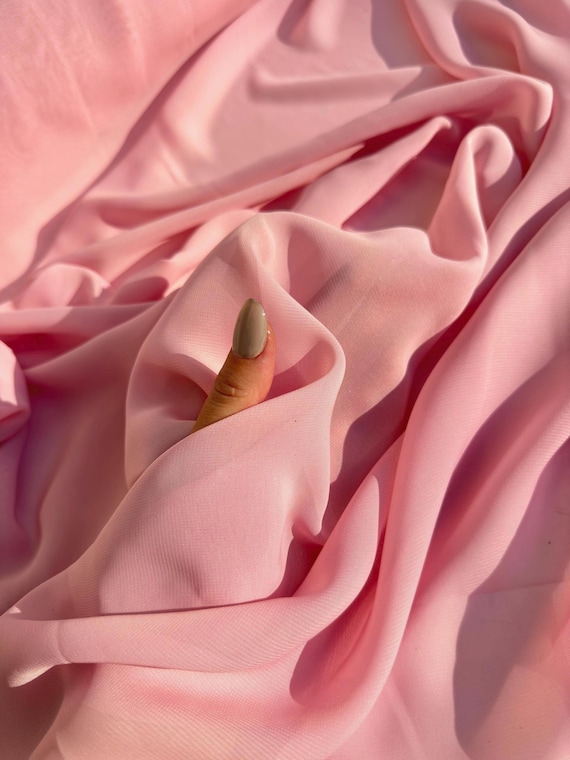 Dusty rose chiffon fabric store
