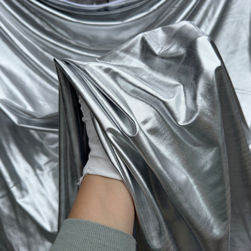 Silver Fabric - Etsy