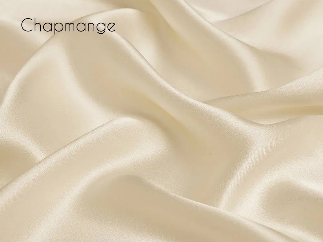 Luxurious Silky Stretch Charmeuse Fabric by the Yard, Premium Bridal ...