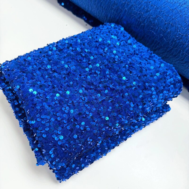 Electric Blue Fabric - Etsy