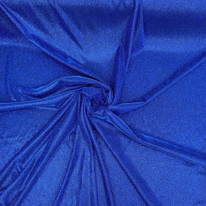 Blue Lurex Fabric - Etsy