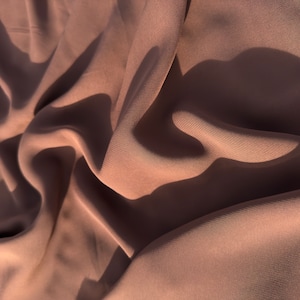 BEST PRICE Brown Chiffon Fabric by Yard High Multi Chiffon for Curtains ...