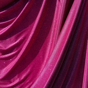Fuchsia Shimmer Lurex Knit Fabric by Yard Knit Fuchsia Luxury Pink ...
