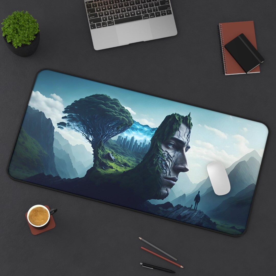 Gaming Mouse Pad Artificial Intelligence, Cyber, Futuristic, Nature ...