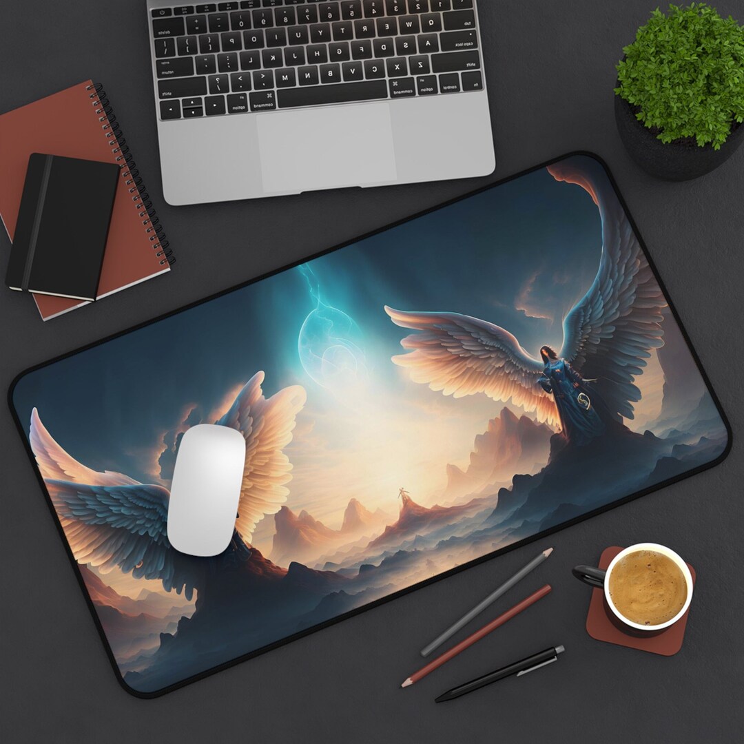 Mouse Pad Office Desk Mat Large Mystic Angels Home Office, Gaming ...