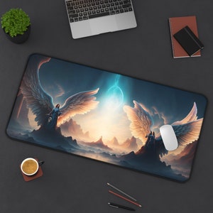 Mouse Pad Office Desk Mat Large Mystic Angels Home Office, Gaming ...