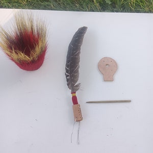 Native American Porcupine Hair Roach Head Dress. Siga-lega, Paynash ...