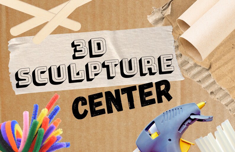 Choice Art Studio Center Poster Bundle TAB Classroom Drawing Painting ...