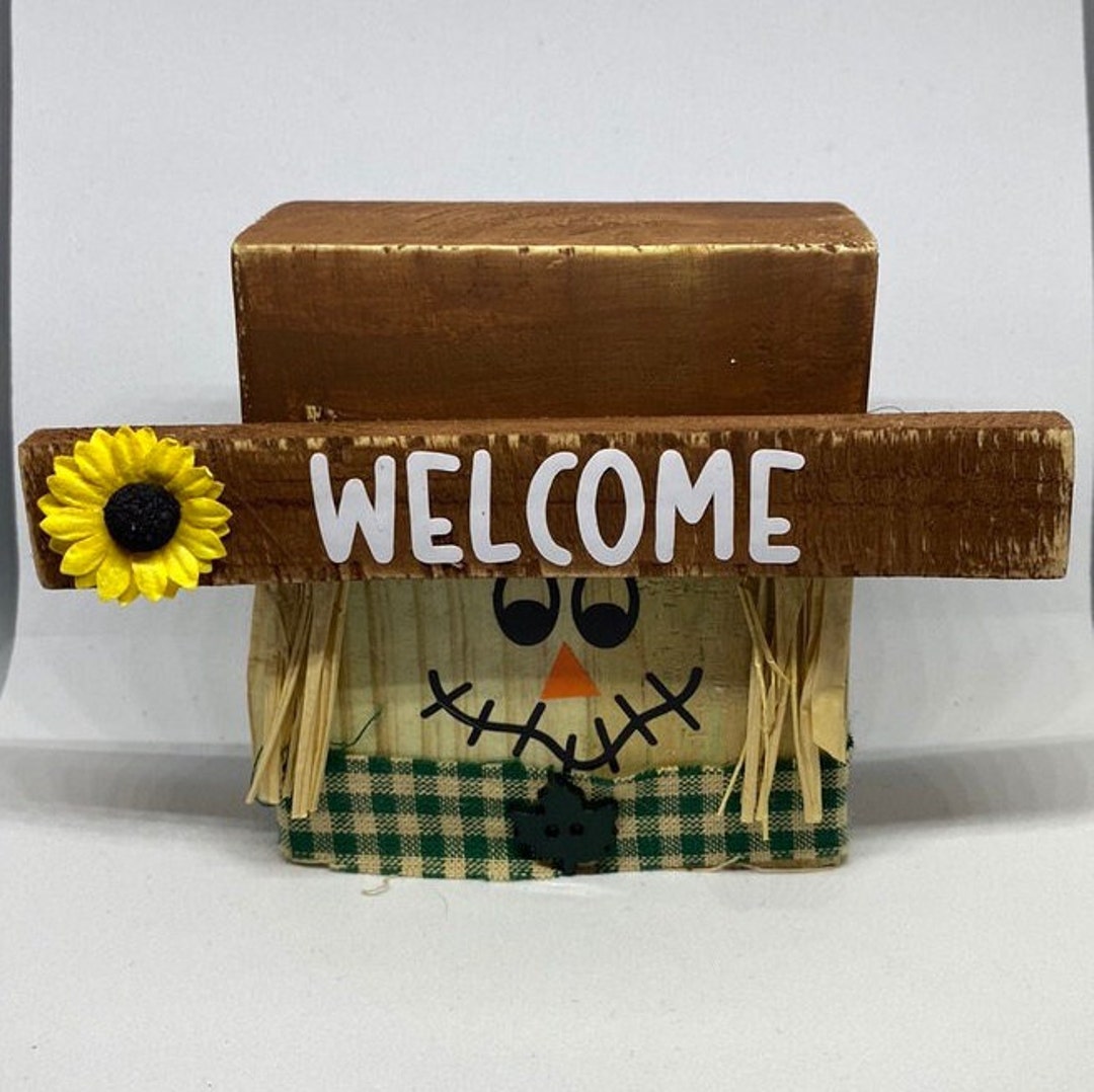 Scarecrow Fall Table Decor - Etsy