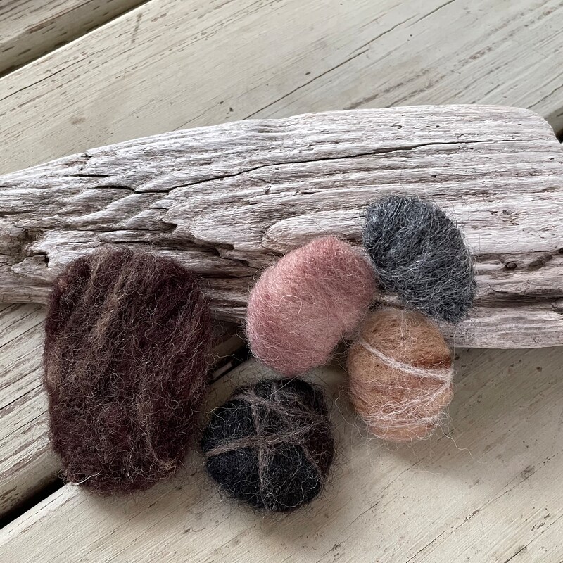Felt Rocks - Etsy