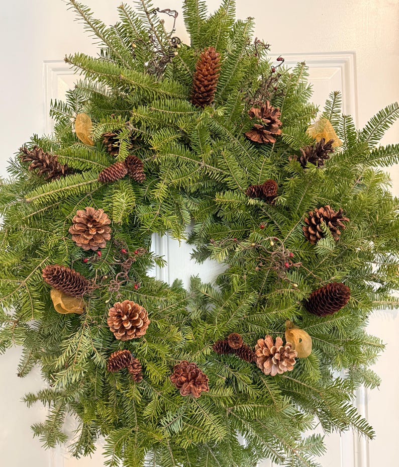 Handmade Pine Cone Wreath Picks: Rustic Holiday Decor - Etsy