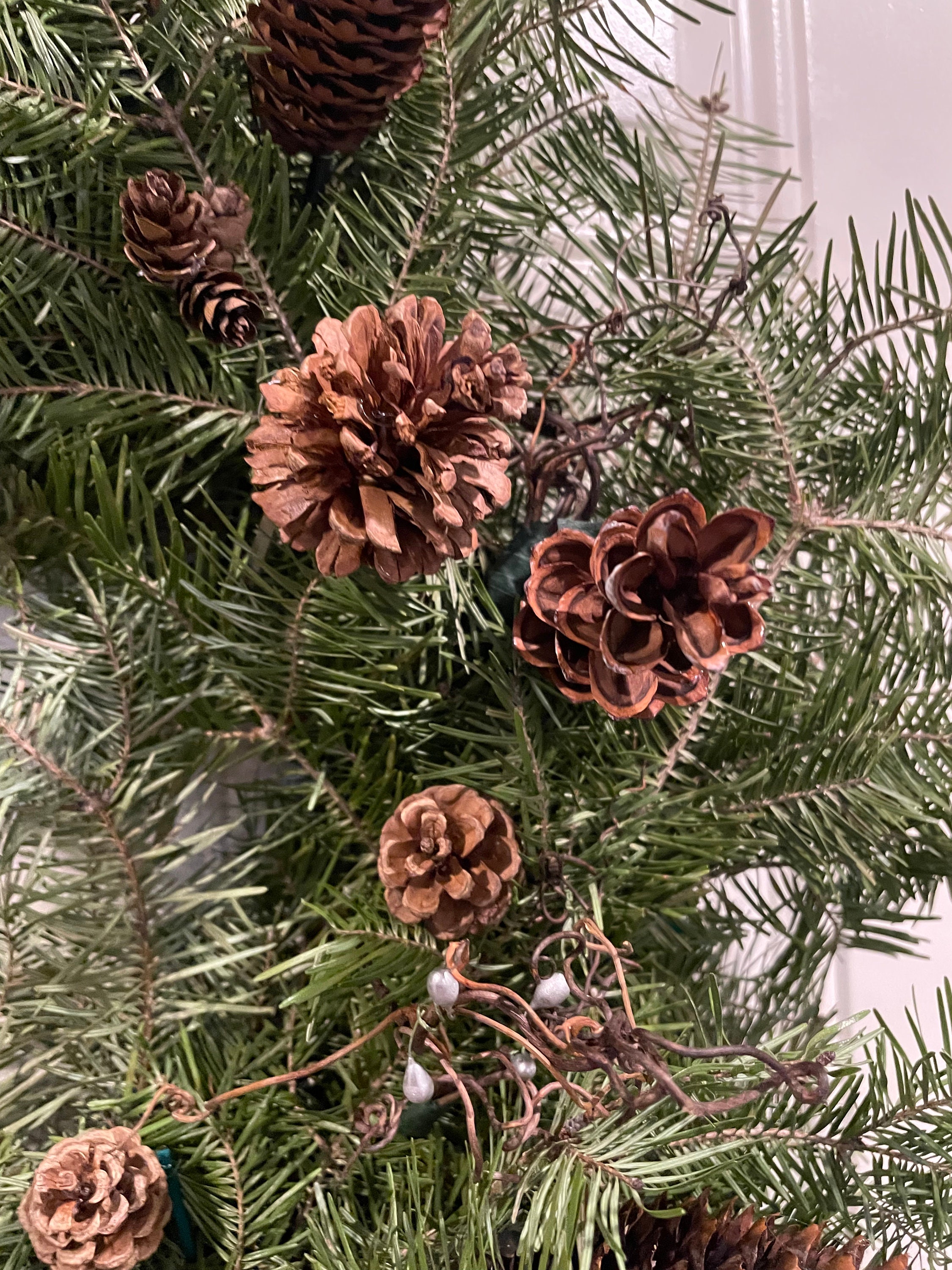 Handmade Pine Cone Wreath Picks: Rustic Holiday Decor - Etsy