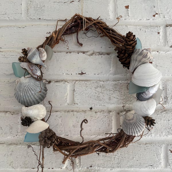 Sea Shell Wreath - Etsy