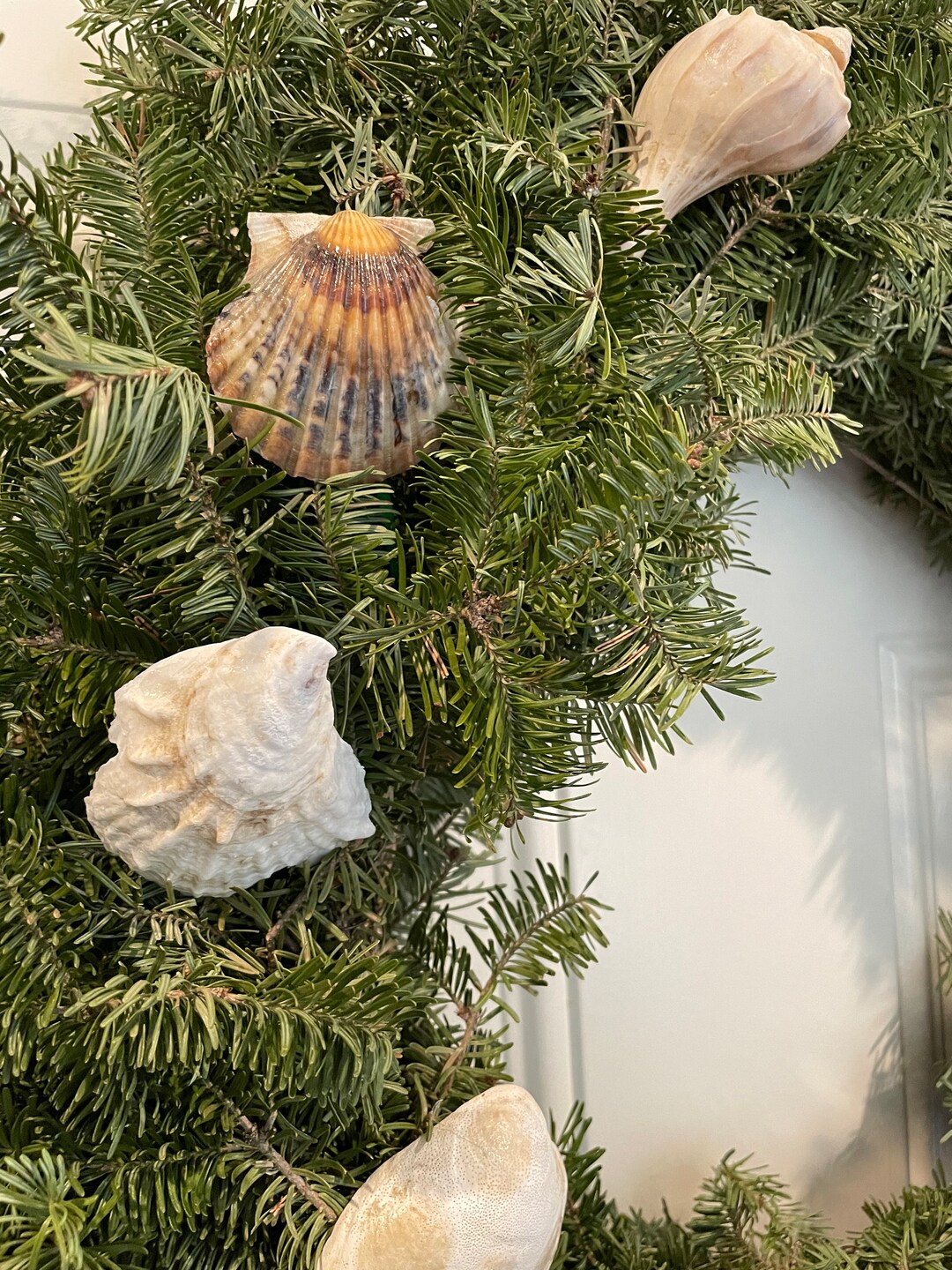 Handmade Seashell Wreath Picks: Coastal Christmas Decor - Etsy