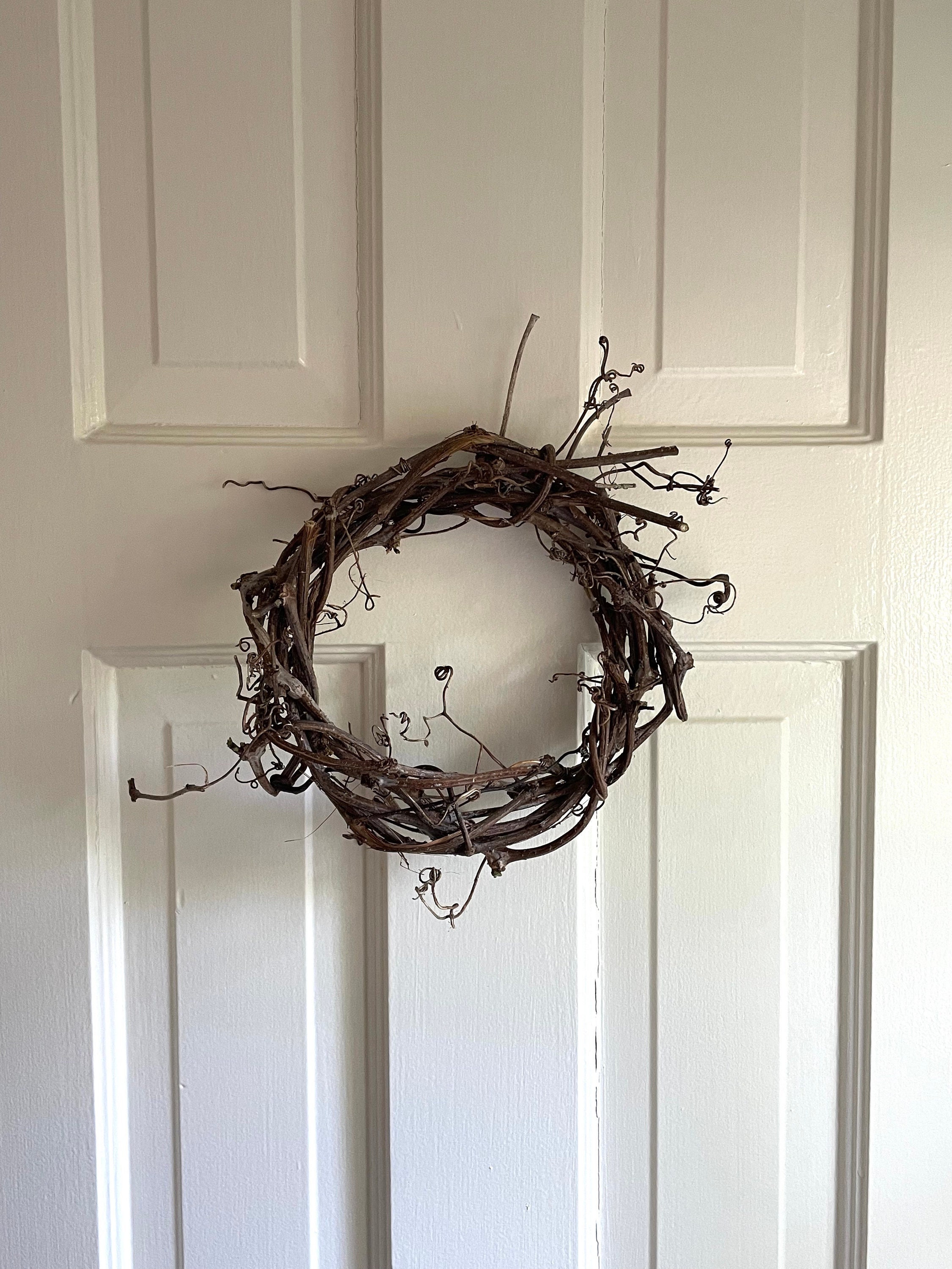 Handmade Grapevine Wreath: Rustic DIY Crafting Supplies (6"/8") - Etsy