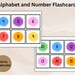Printable Alphabet & Number Flashcards for Toddlers (digital Download ...