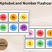 Printable Alphabet & Number Flashcards for Toddlers (digital Download ...