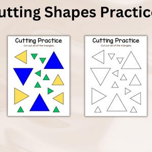 Scissor Skills | Cutting Practice | Preschool Worksheets | Preschool ...