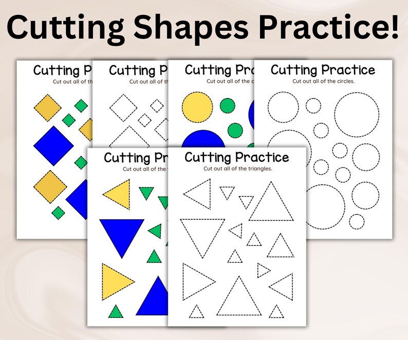 Scissor Skills | Cutting Practice | Preschool Worksheets | Preschool ...
