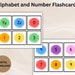 Printable Alphabet & Number Flashcards for Toddlers (digital Download ...